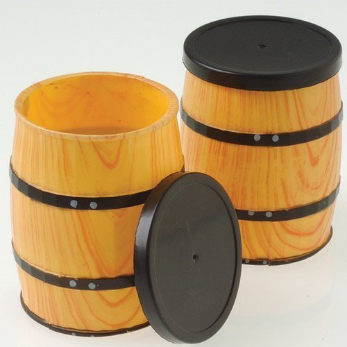 U.S. Toy Dozen Mini Western Theme Barrel Containers — Grand River Art ...