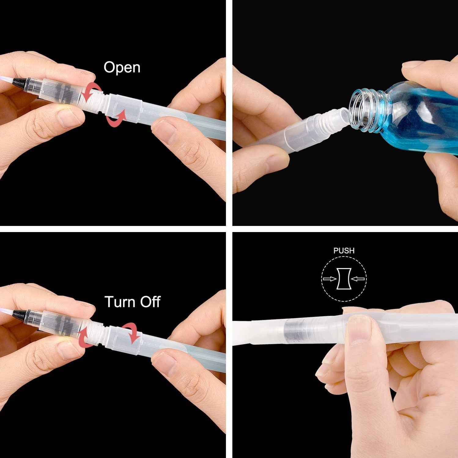 Pixiss Alcohol Ink Fillable Blending Pens, 6ct. — Grand River Art Supply