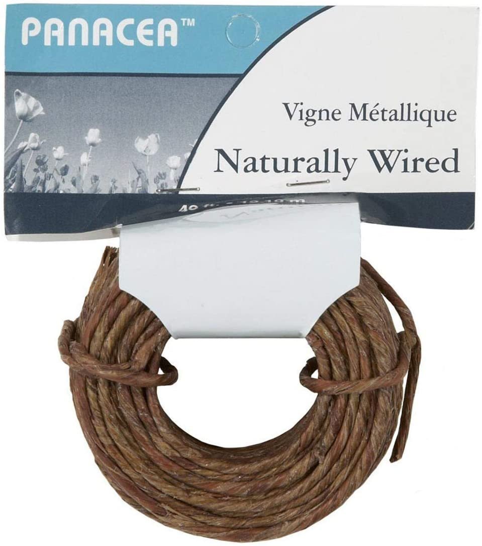 Darice Naturally Wrapped Vine Covered Craft Wire Rope with Rustic Feel ...