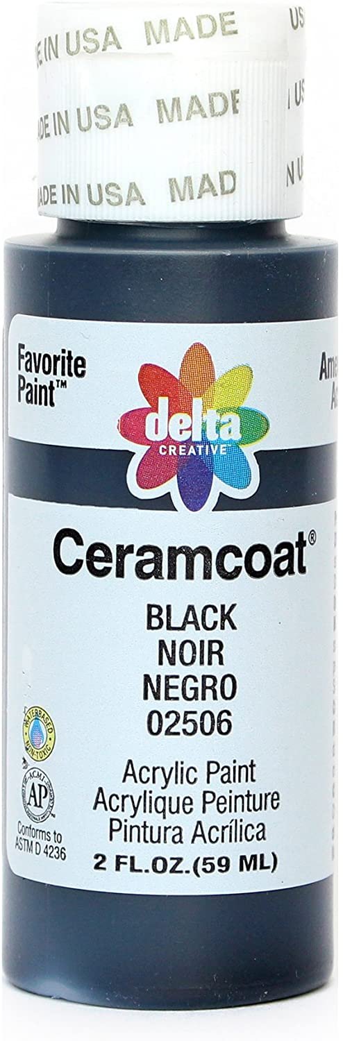 Delta Creative Ceramcoat Acrylic Paint in Assorted Colors (2 oz), 2505 ...